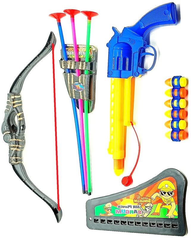 Dynamic Retail Global Guns for Boys, Archery Bow and Arrows Toy Set for ...