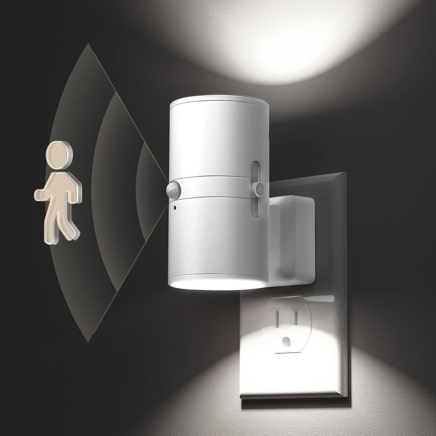 L LOHAS LED Motion Sensor Night Light, [2 Pack] Bright Night Light ...