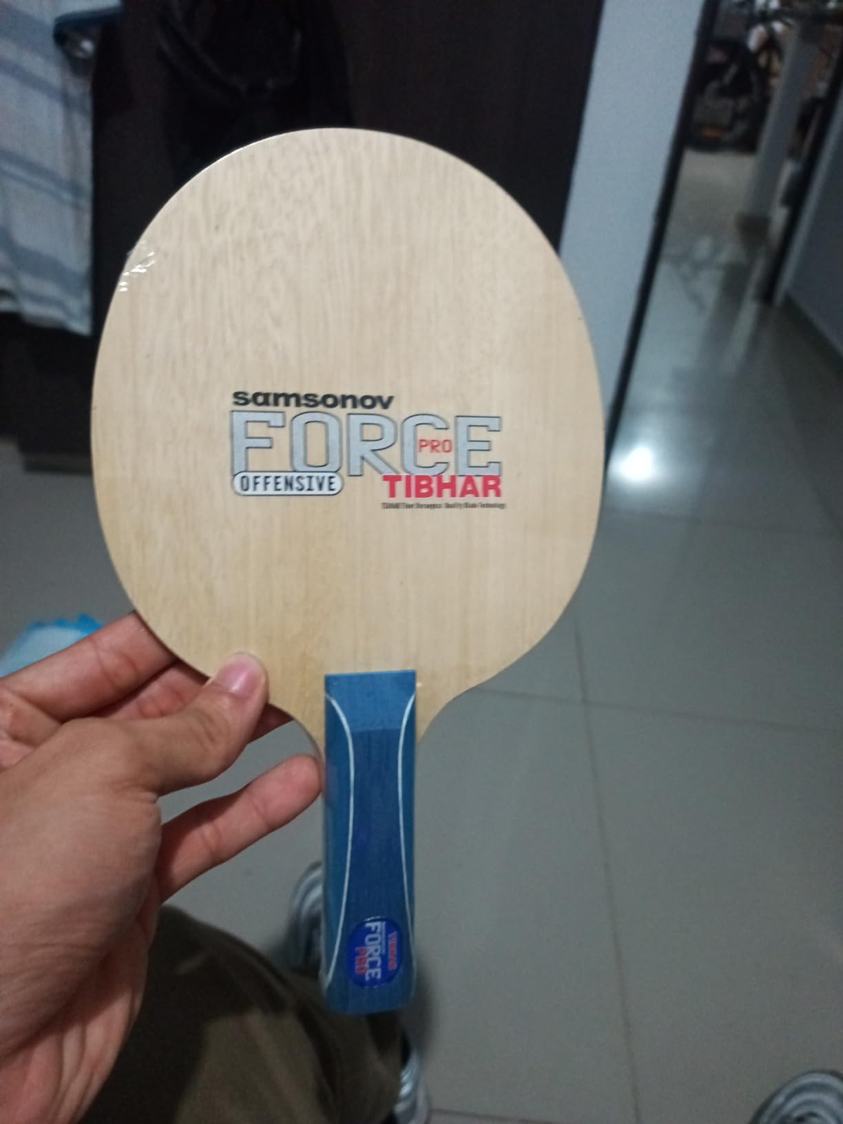 Amazon.com : Tibhar Samsonov Force Pro Table Tennis Blade (FL) : Sports ...