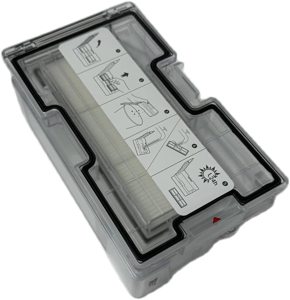 Amazon.com: Original Robot Dust Bin + Filter. Compatible For Roborock ...