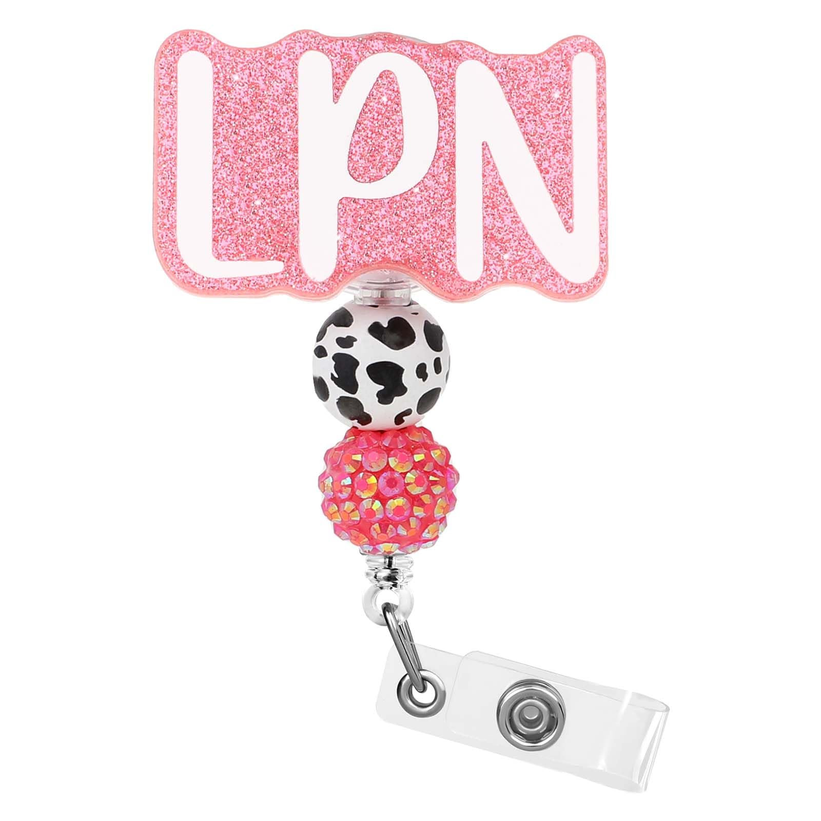 Snapklik.com : Badge Reel Holder LPN Retractable Name Tag Holder ...