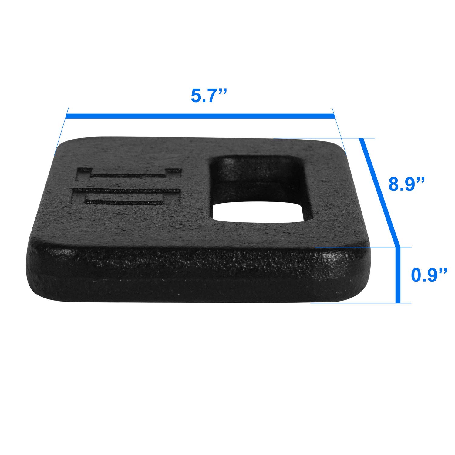 Snapklik.com : Yes4All Cast Iron Ruck Plate, Weighted Plate For Rucking ...