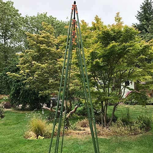 GardenSkill Pea and Runner Bean Wigwam Teepee - Garden Support Frame ...
