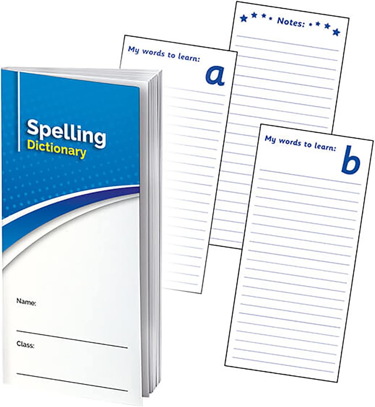 1 Spelling Dictionary English Literacy Record Book Childrens Pupils ...