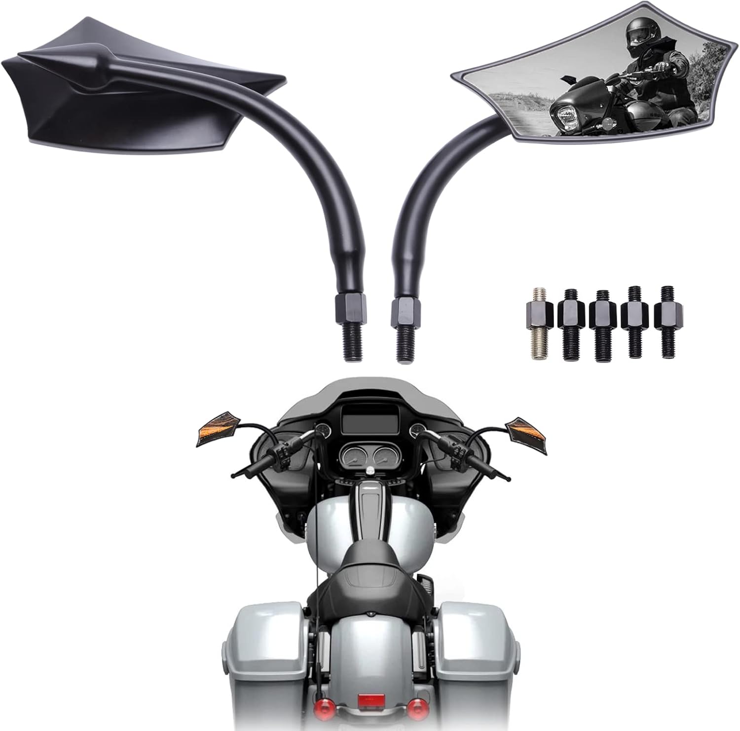 Amazon.com: DREAMIZER Universal 8mm/10mm Black Irregular Shape ...