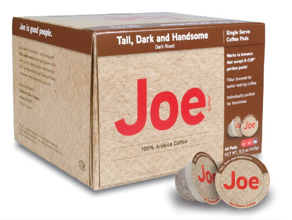 Amazon.com: Joe Knows Coffee, Tall Dark and Handsome, Single Serve ...