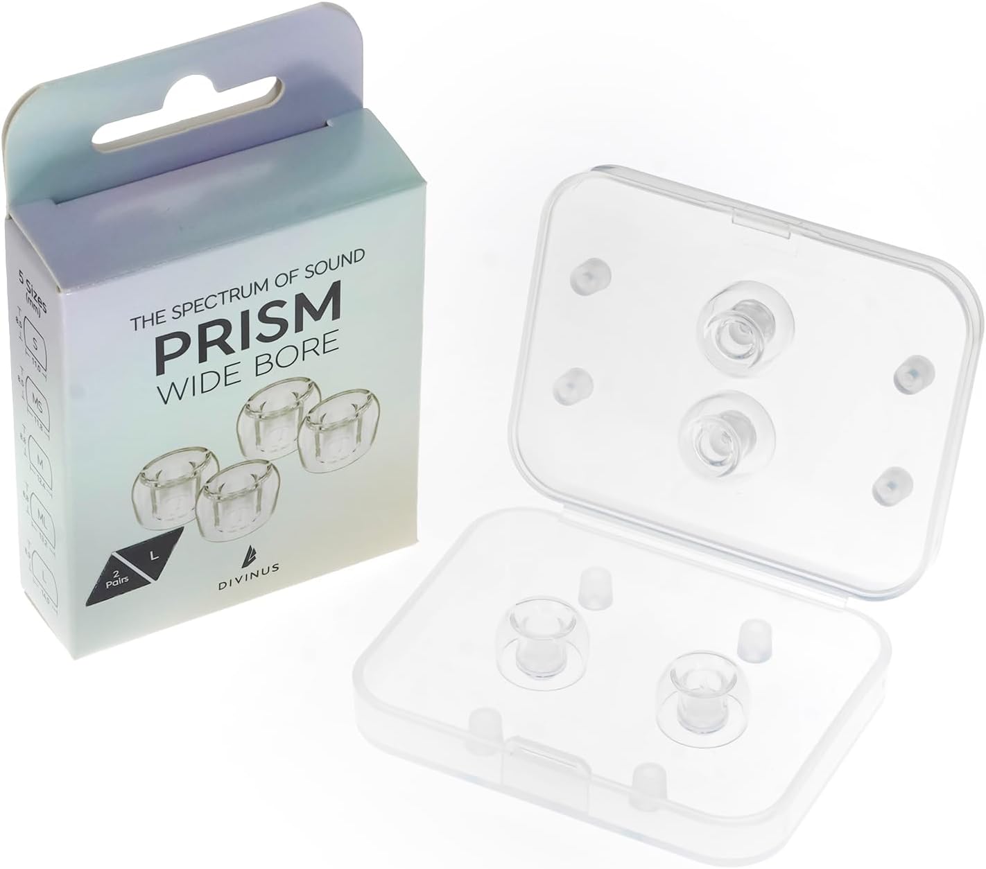 Amazon.com: HiFiGo Divinus Prism Wide Bore LSP Eartips for 4-6mm Nozzle ...