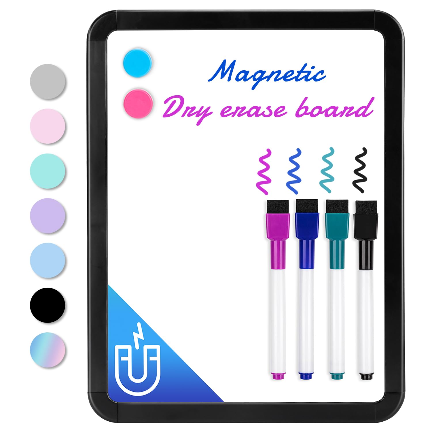 Snapklik.com : VUSIGN Small White Board Dry Erase, 8.5 X 11 Magnetic ...