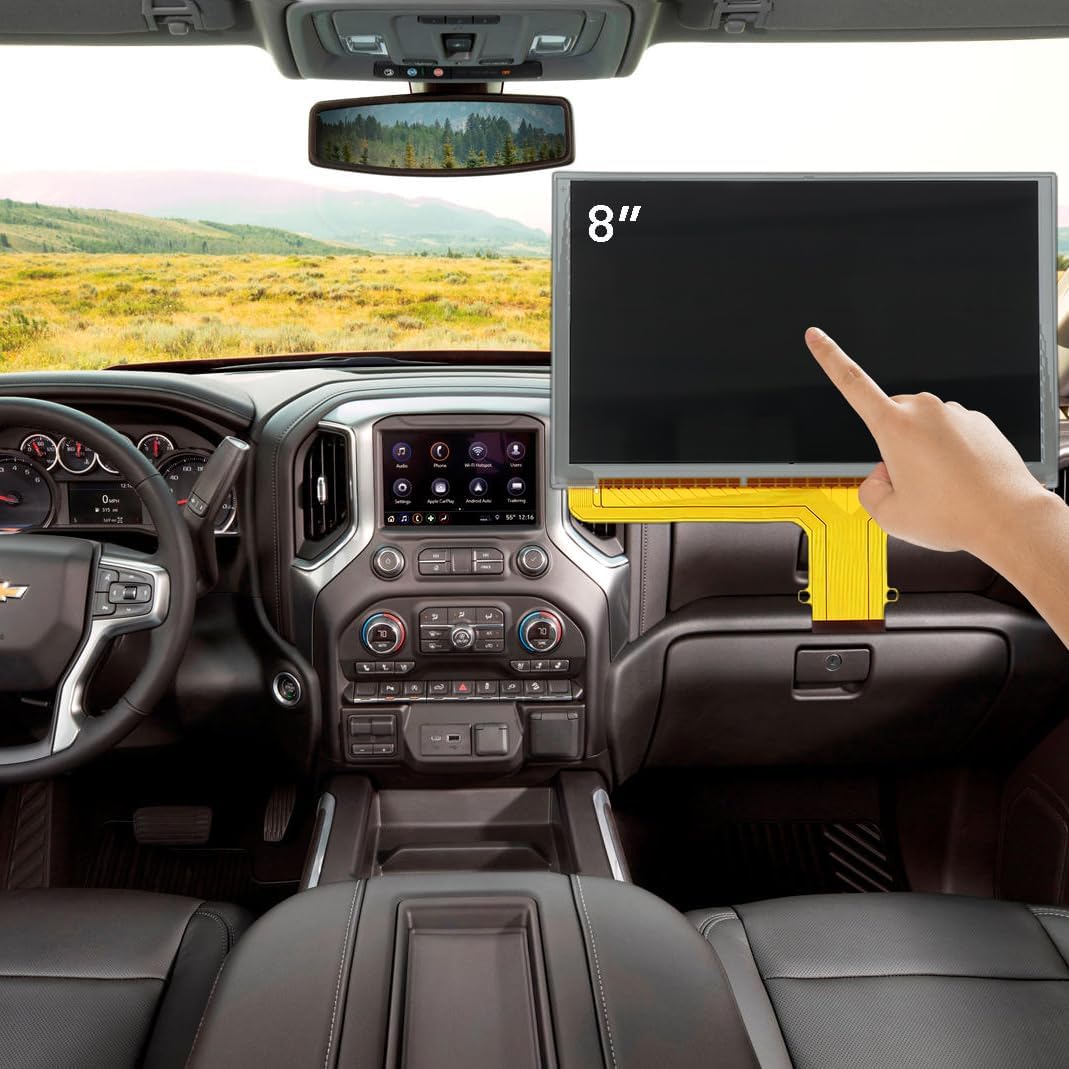 Amazon.com: OEM 8" Touch Screen LCD Display for 2015-2020 Silverado ...