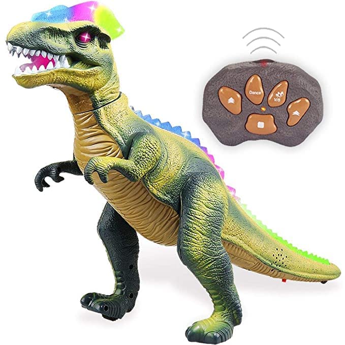 Buy KEDARNATH ENTERPRISE Remote Control Dinosaur for Kids with Light Up ...