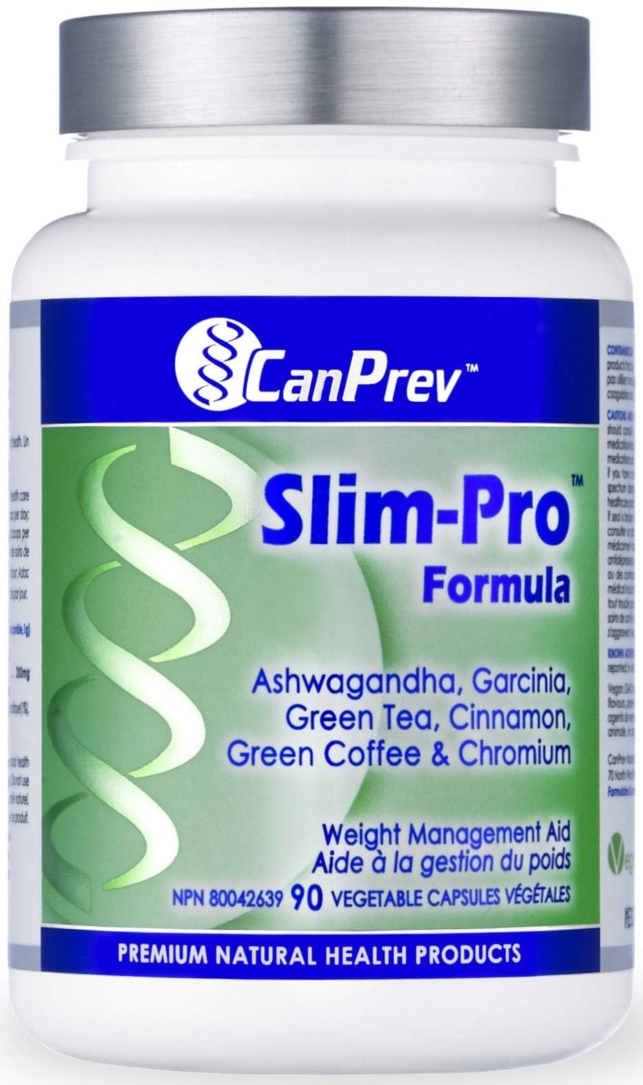 CanPrev Slim-Pro Formula 90 V-Caps, 1 Month Supply - Ashwagandha, Green ...