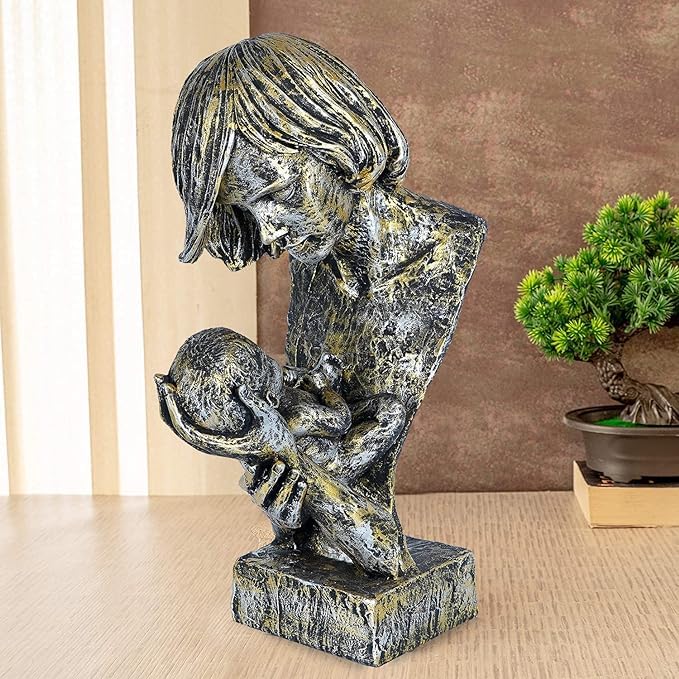 Buy FURNIDEK -Beautiful Mother Love Statue Handcrafted Statue of Mother ...