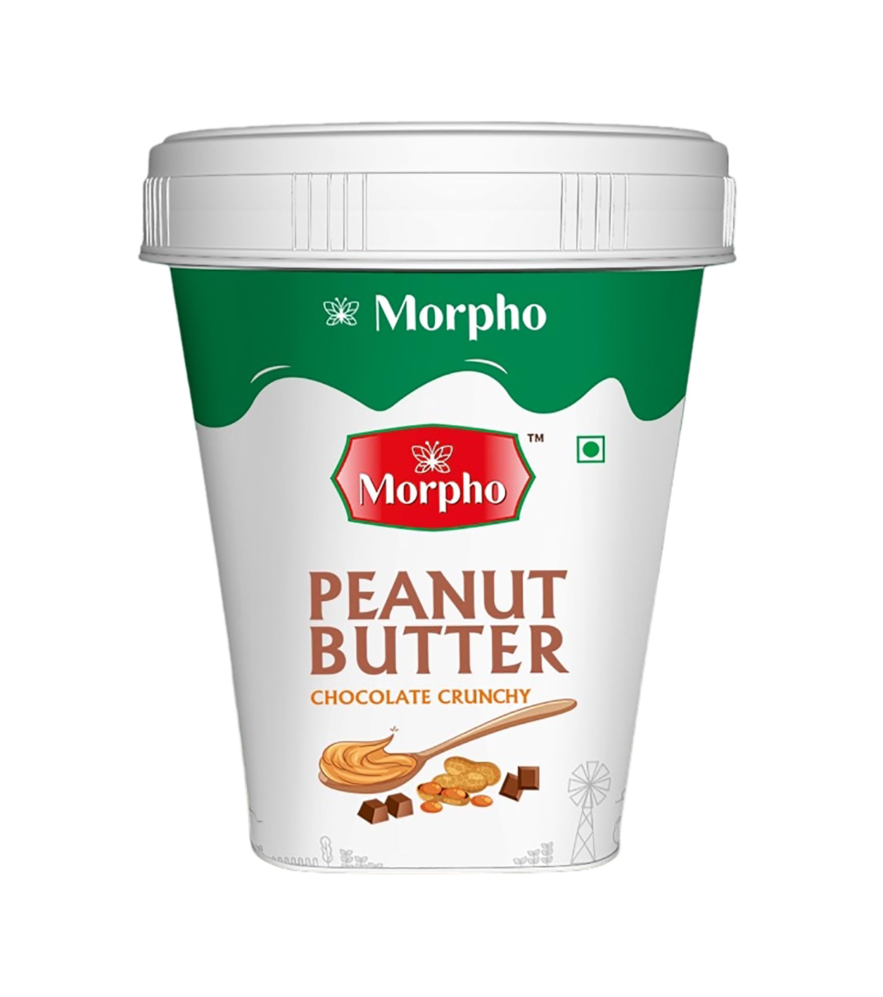 MORPHO Chocolate Peanut Butter Crunchy | Protein | Healthy Ingredients ...