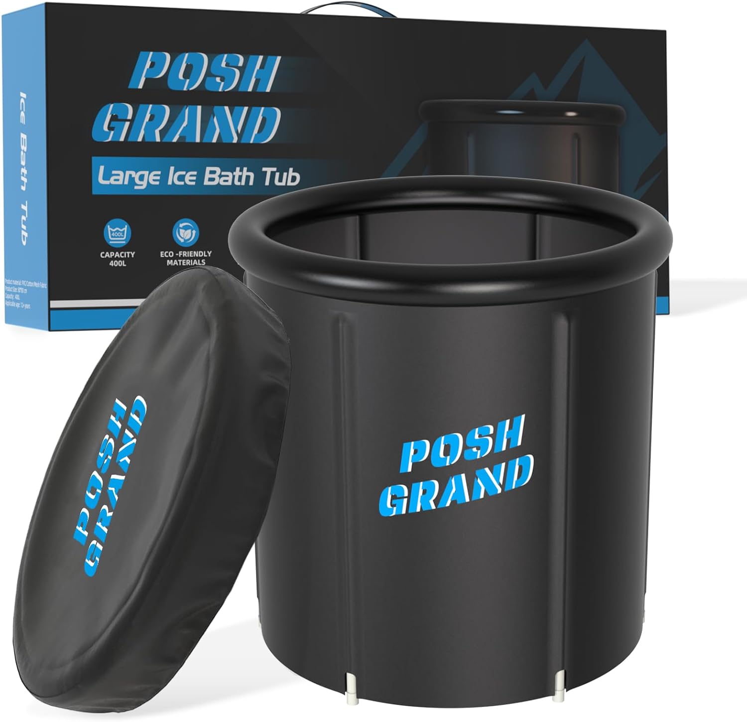 POSHGRAND Ice Bath Tub for Athletes,Portable Cold Plunge Tub Outdoor ...