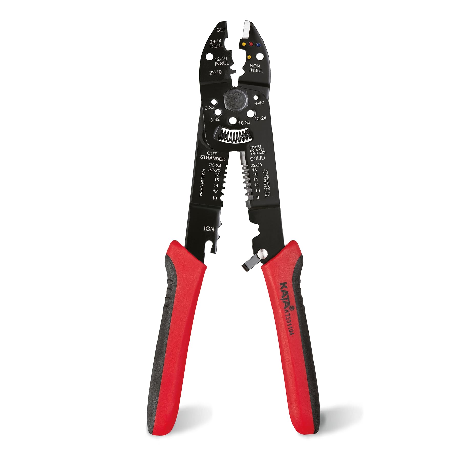 Snapklik.com : 10 Inch Wire Cutter Wire Stripper, Cutting For 8-22 AWG ...