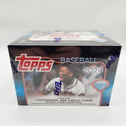 Amazon.com: Topps 2024 Series 1 Baseball Trading Card Jumbo Hobby Box ...