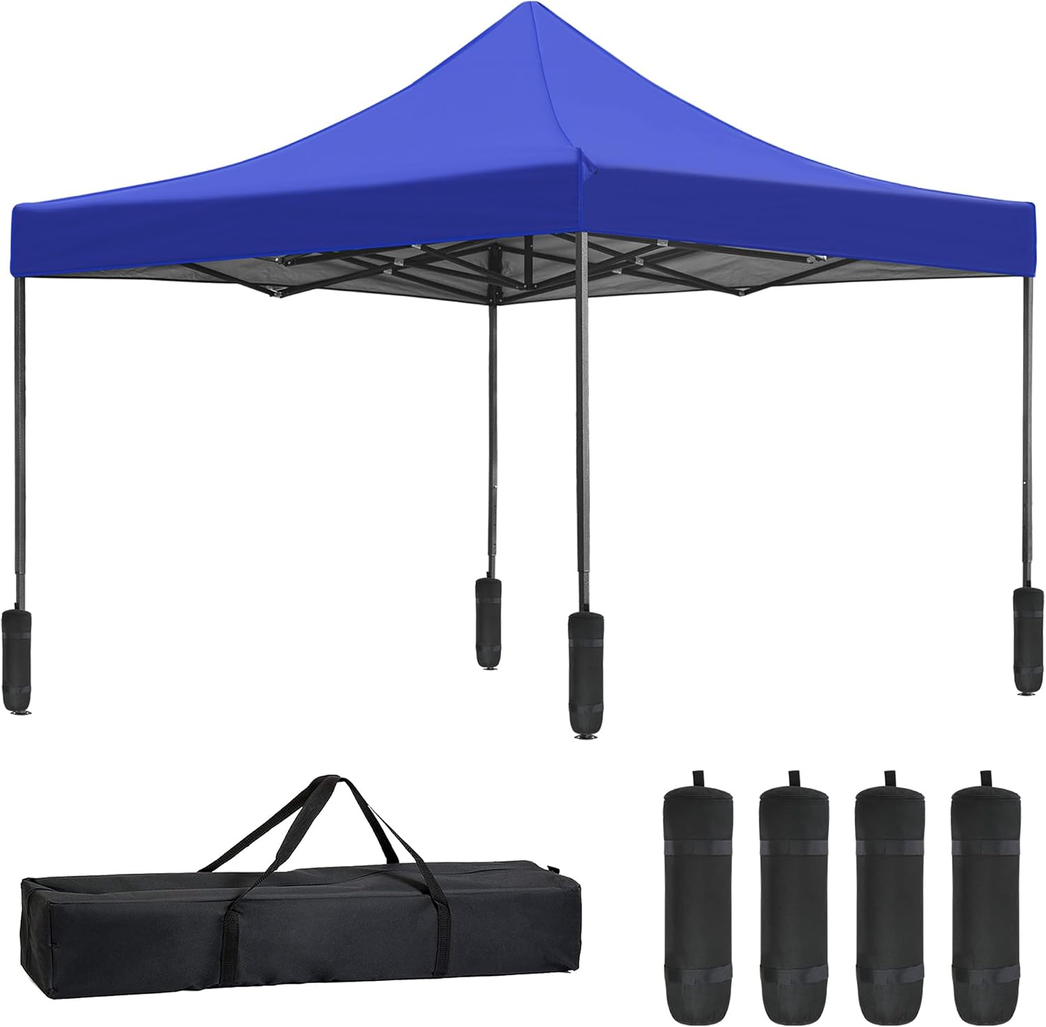BestOffice 10' x 10' Pop-Up Canopy Tent, Portable Party Tent with ...