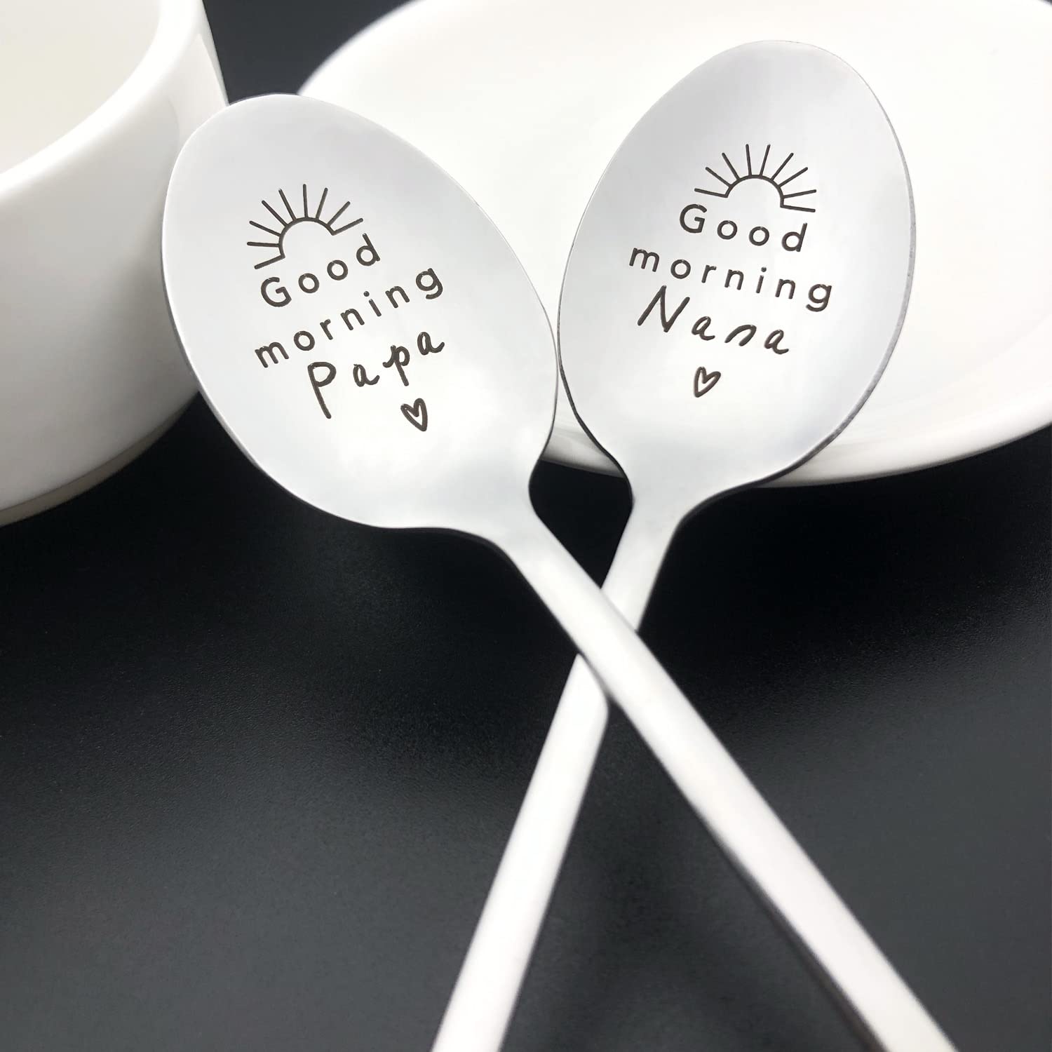 Pregnancy Announcement Grandparents Grandma Grandpa Spoons - Good ...