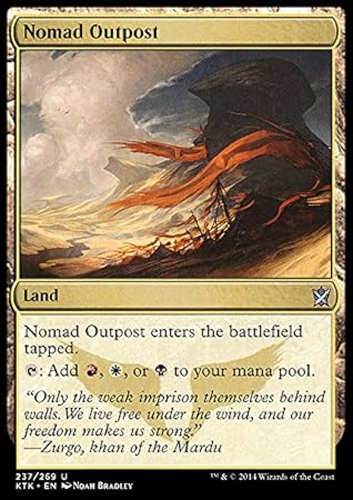Amazon.com: Magic The Gathering - Nomad Outpost (237/269) - Khans of ...