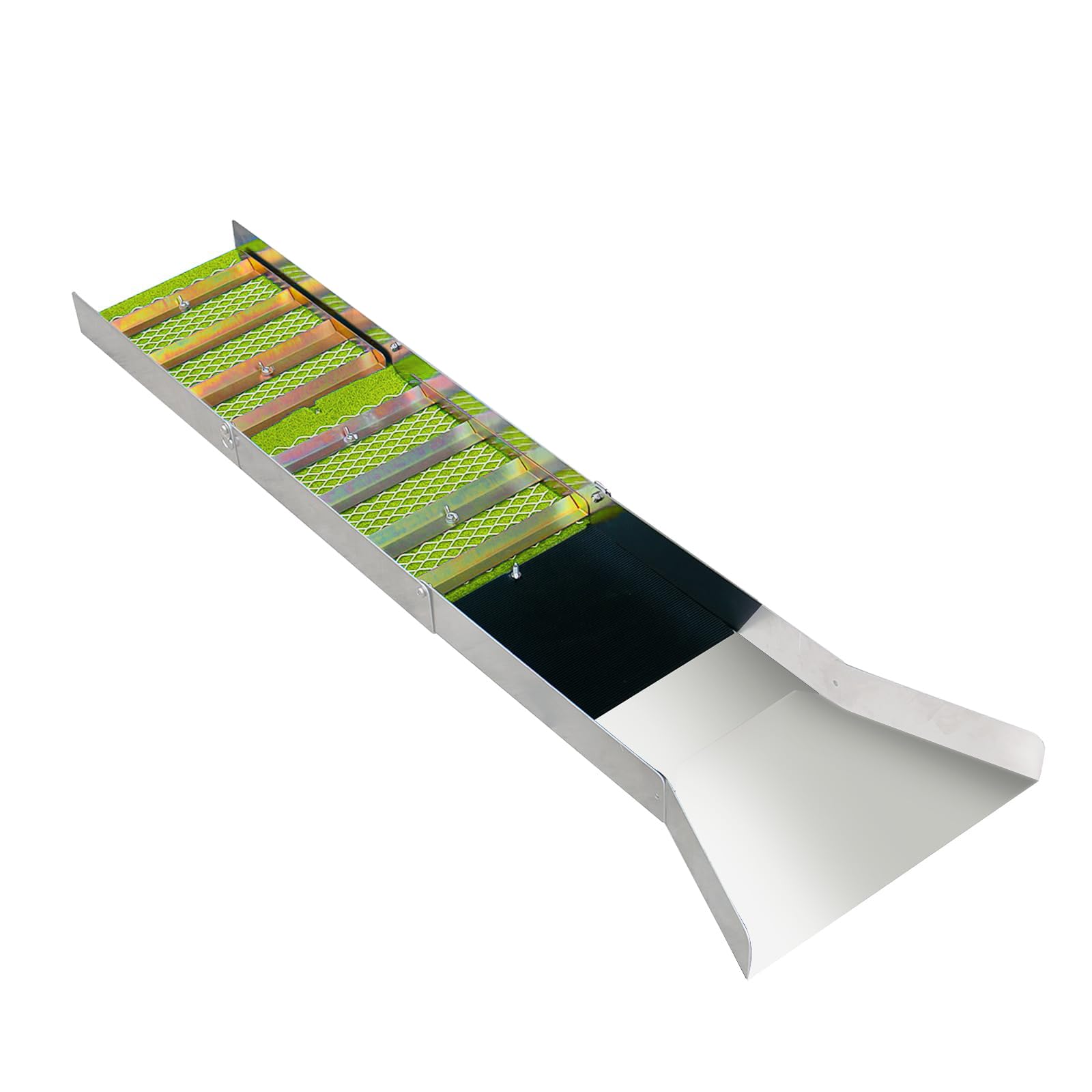 Amazon.com: XINYICONG 50 inch Folding Aluminum Alloy Sluice Box,Gold ...