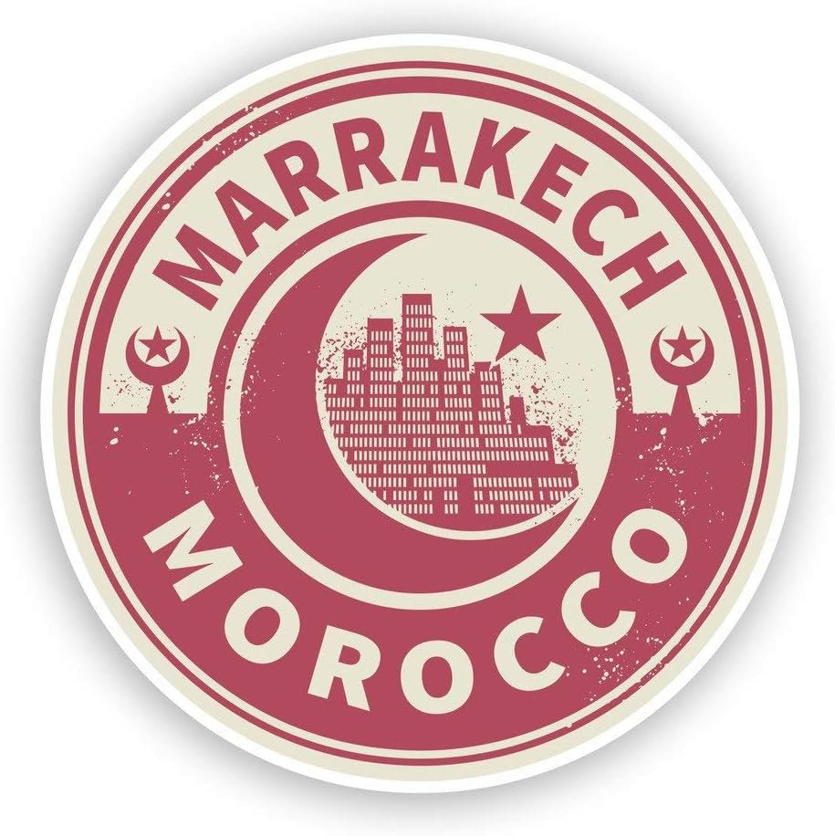 Amazon.com - Morocco Marrakech Vinyl Sticker Decal Travel 5"
