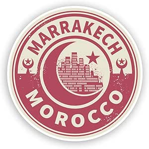Amazon.com - Morocco Marrakech Vinyl Sticker Decal Laptop Car Bumper ...