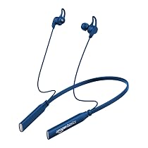 AmazonBasics in Ear Bluetooth 5.0 Wireless Neckband with Mic, Up to 13 ...