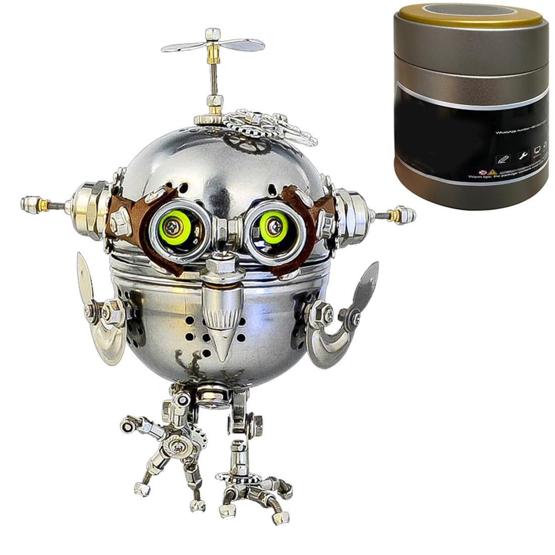 Amazon.com: 3D Metal Puzzle Mechanical Owl Model Kits, 110 Pieces ...