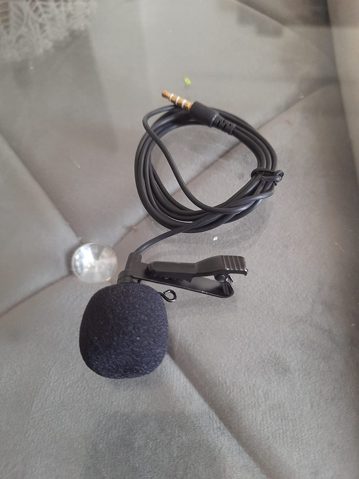 FLYSPACE Portable Small Pocket Microphone 1.9 MM Thick Wire 78 Inches ...