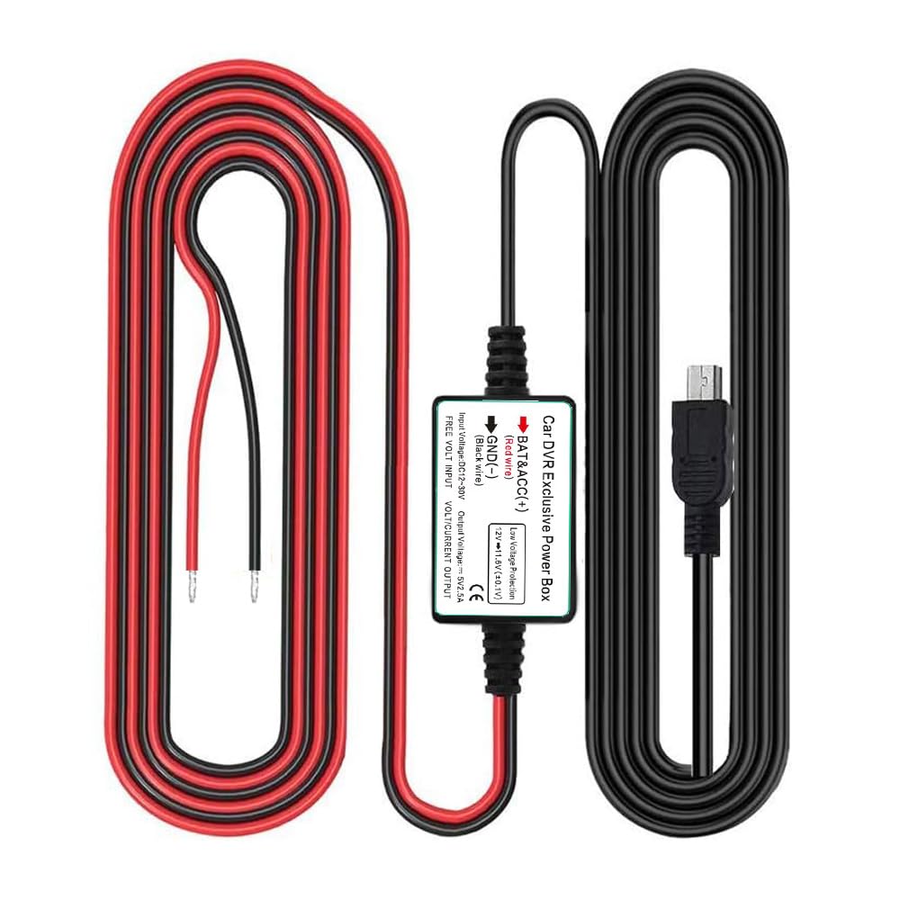 Dash Cam Hardwire Kit Mini Usb Port Dc 12v 24v | Desertcart KSA