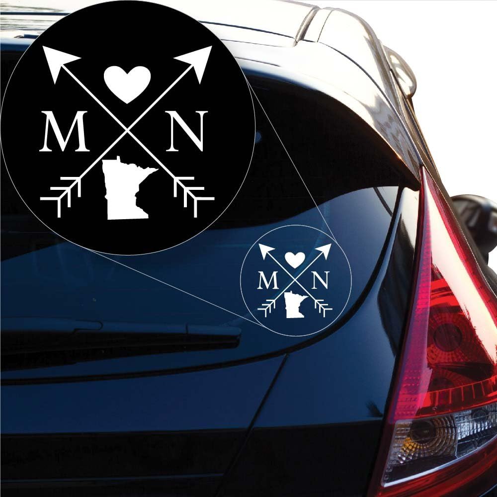 Amazon.com: Minnesota State Sticker, Weatherproof Vinyl Sticker ...