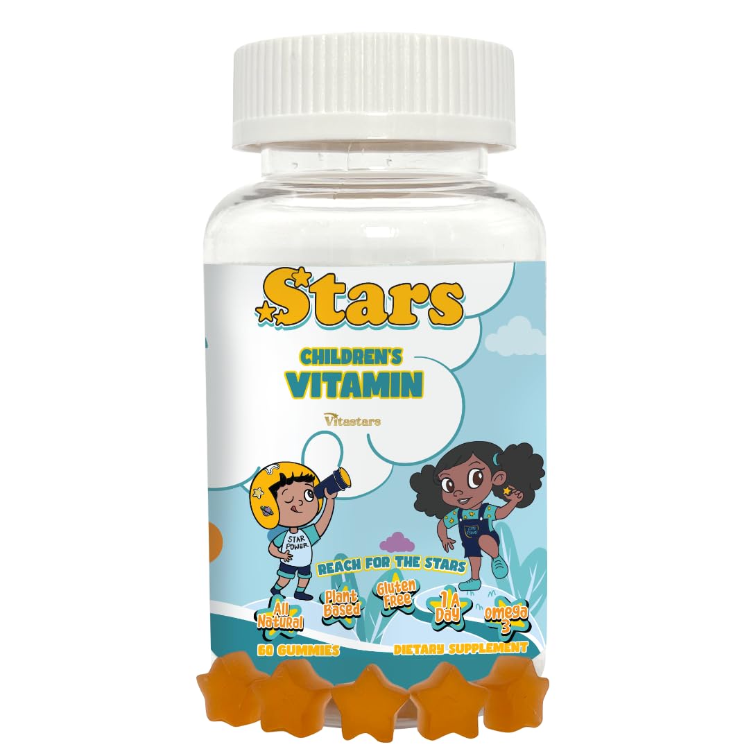 Amazon.com: Stars Kids Multivitamin Gummies with Omega 3, Vitamins for ...