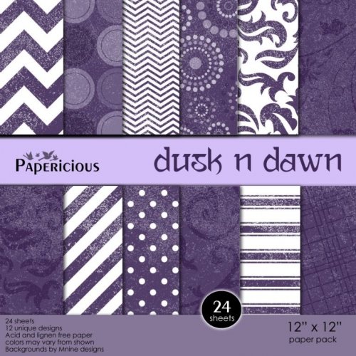 Buy Papericious Scrapbook & Craft Paper - Dusk and Dawn (12" by 12 ...