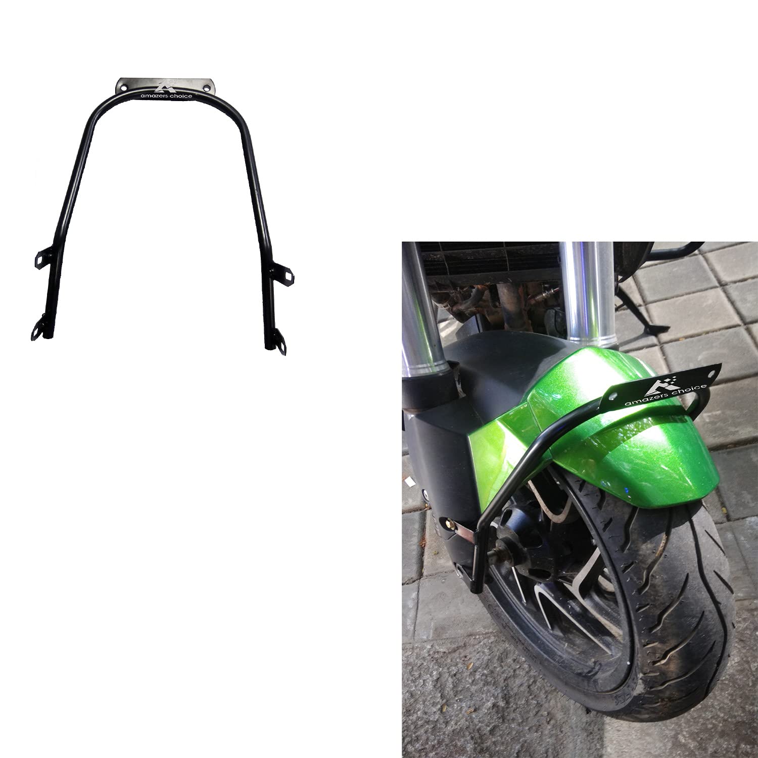 Amazers Choice Front Fender Number Plate Holder For New Dominar 400 amazers-choice-front-fender-number-plate-holder-for-new-dominar-400