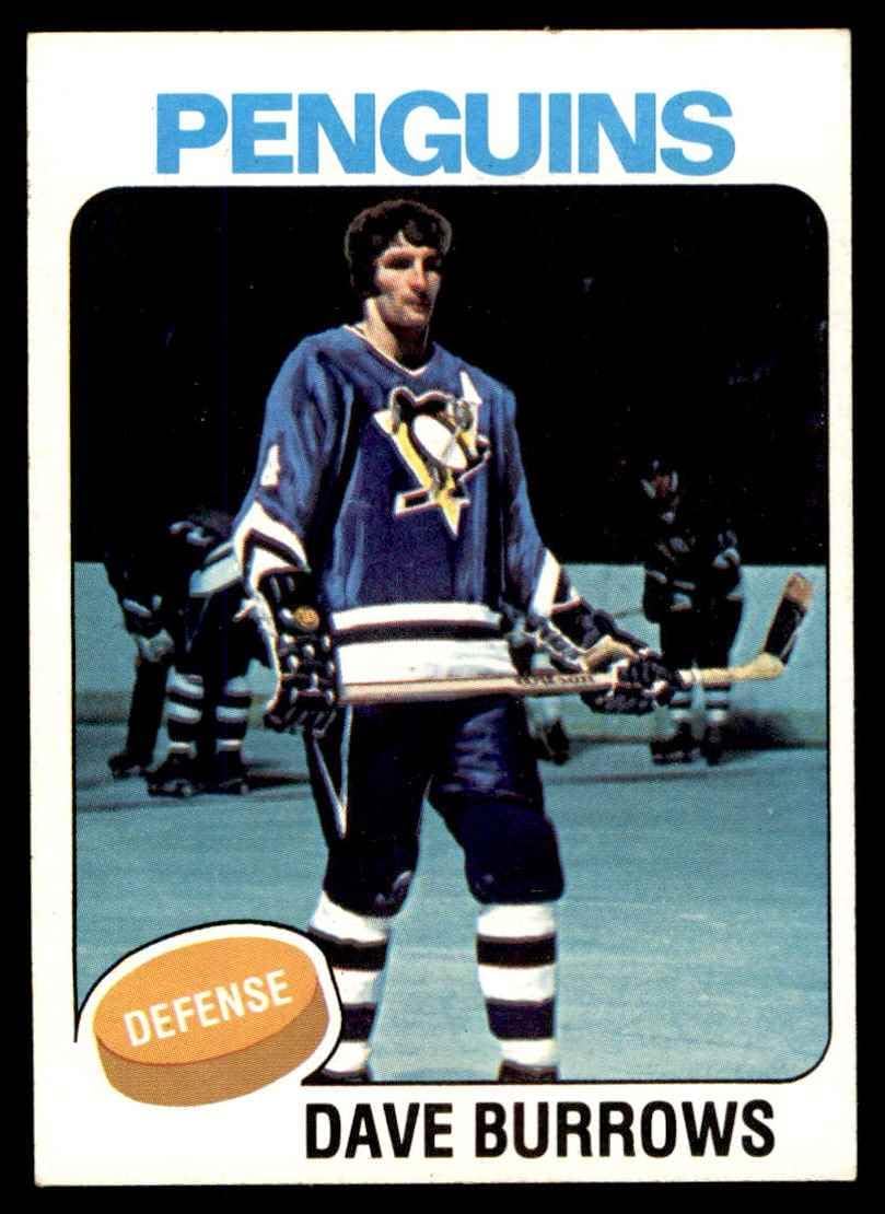 Amazon.com: 1975 Topps # 186 Dave Burrows Penguins (Hockey Card) EX ...