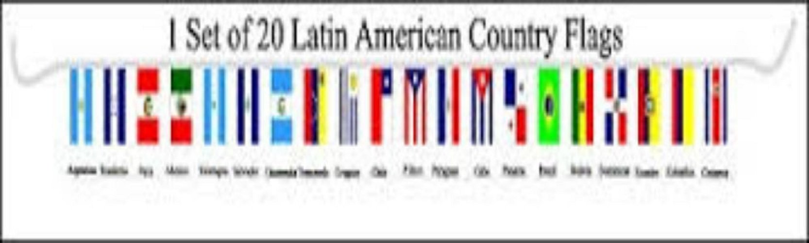 Central American Flags Central American Country Flag Set