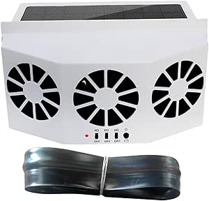 Solar Powered Fan for Car - Solar Quiet Vent Fan, Car Window Fan | Car ...