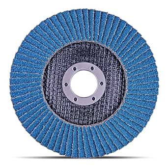 Flap Discs Ø115mm Grit 60 10 Pcs Blue Inox Fan Grinding Discs for Angle ...