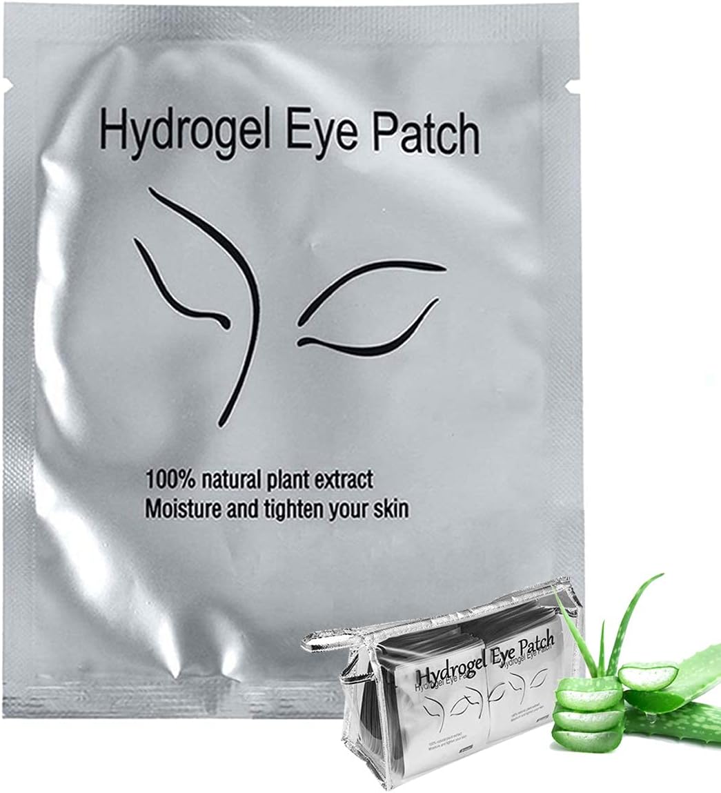 Amazon.com: Qleng Eye Pads Lash Extensions Kit, 110 Pairs Hydrogel ...
