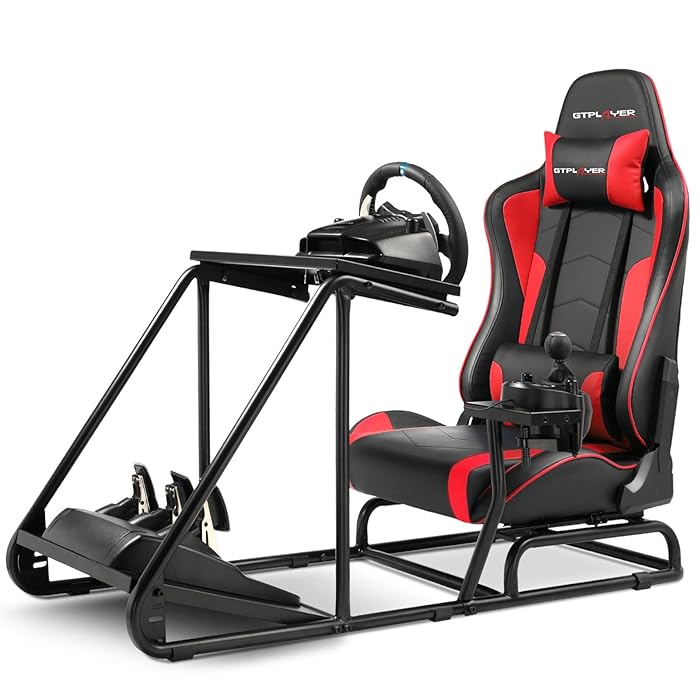 Buy GTPLAYER Racing Simulator Cockpit with Speaker Real Racing Seat ...