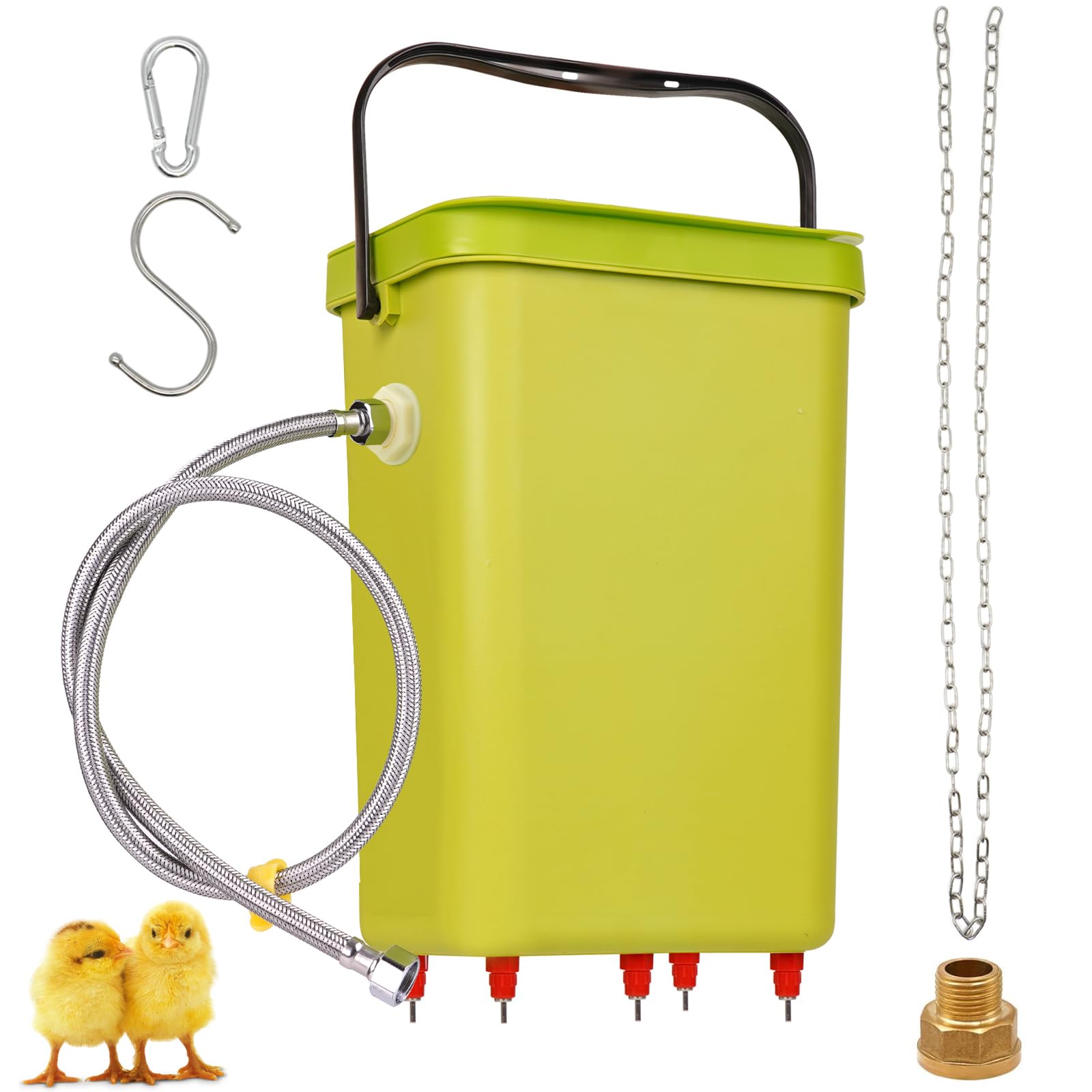 Amazon.com: Automatic Chicken Waterer, Hanging Chicken Water Feeder ...