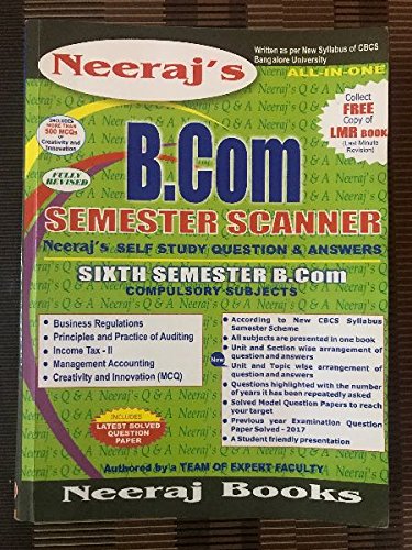 Bcom 6th semester scanner : Amazon.in: Books