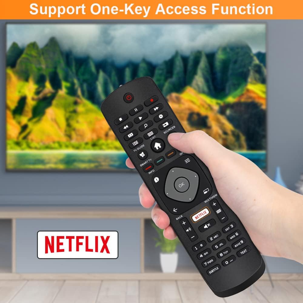 Gvirtue Universal Remote Control For All Philips Ambilight 4k Uhd Hdr