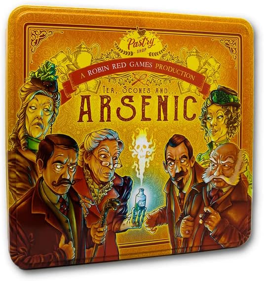 Amazon.com: BoardGame Tea, Scones and Arsenic - a Bluff Party-Game Full ...