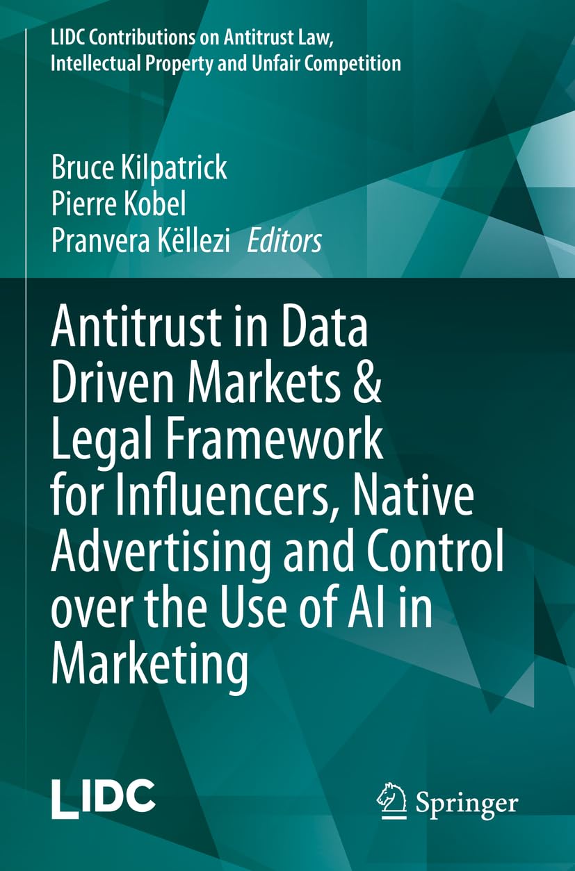 Amazon.com: Antitrust in Data Driven Markets & Legal Framework for ...