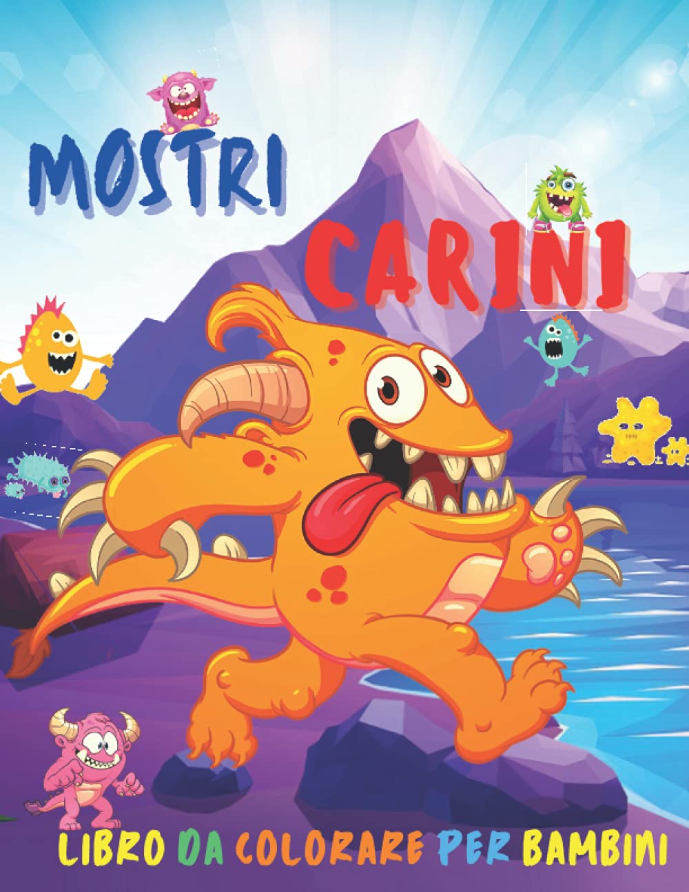 Buy Mostri Carini Libro Da Colorare Per Bambini: Incredibile libro con ...