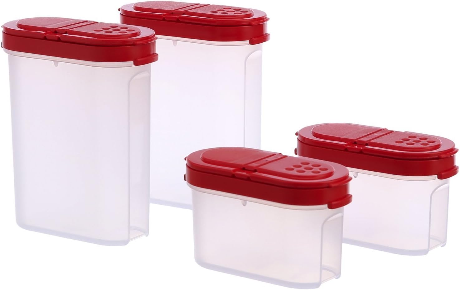 Amazon.com: Tupperware Modular Spice Shaker Set of 4 Shakers : Home ...