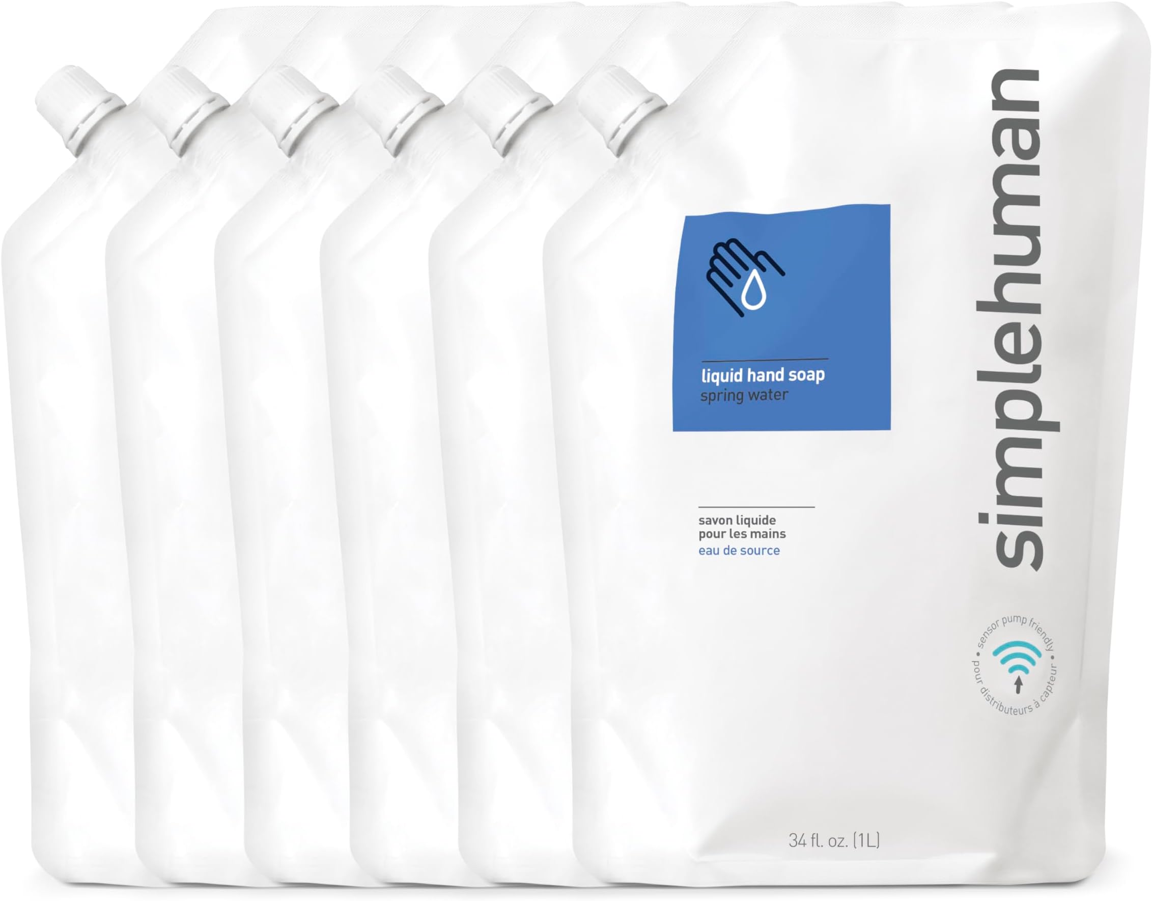 Amazon.com : simplehuman Spring Water Moisturizing Liquid Hand Soap ...