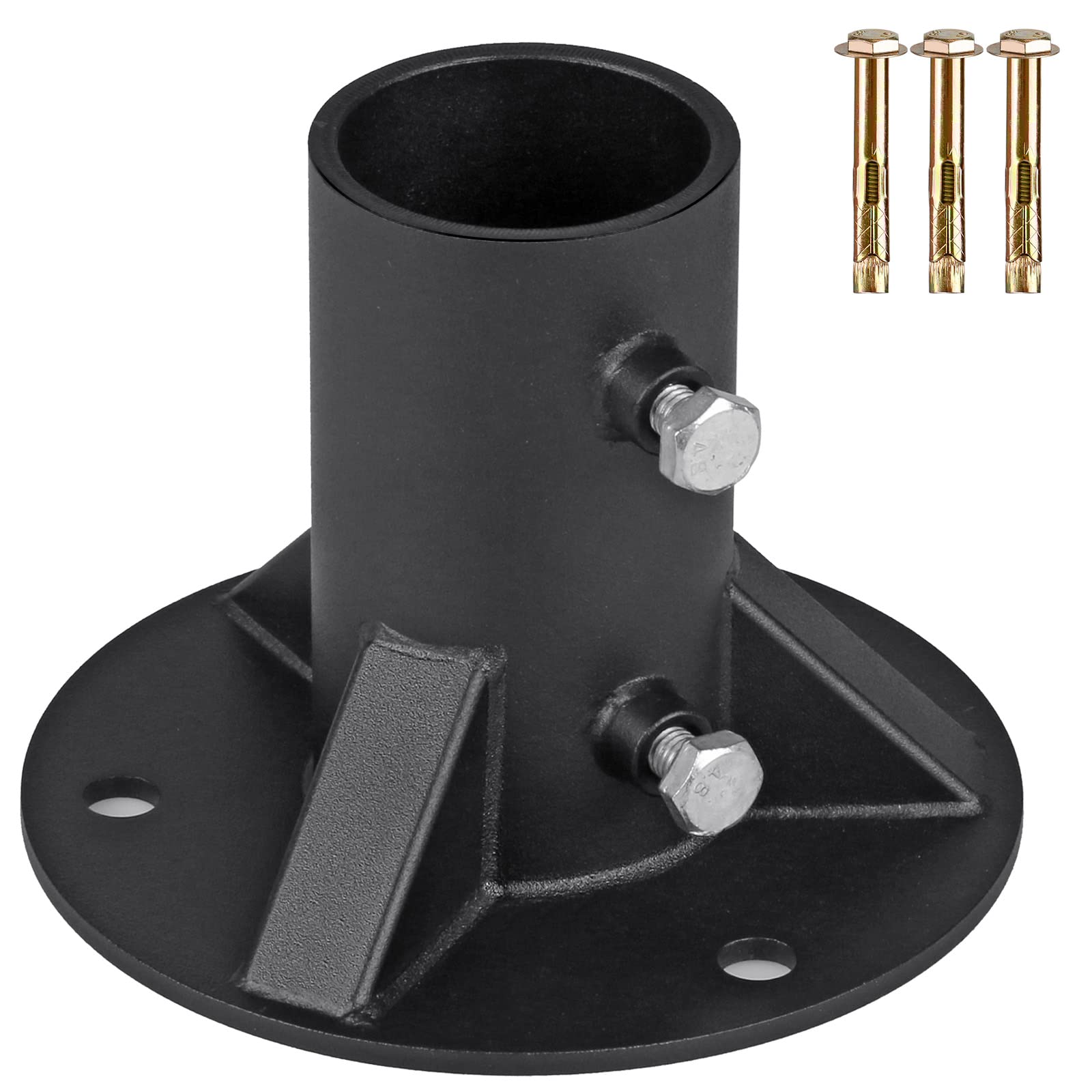 Buy Insaga Chain Link Fence Pole Floor Flange 2 Base Flange Heavy