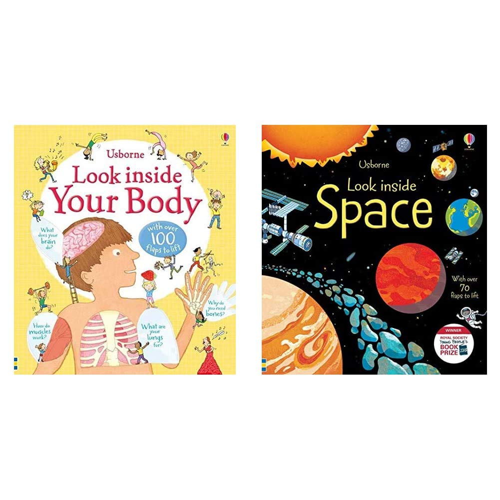 Buy Look Inside Your Body (Look Inside Board Books) + Look Inside Space ...